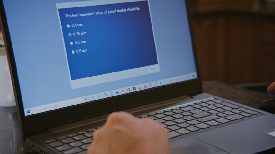 Control The Dose Online Limited Radiology course certificate and test prep